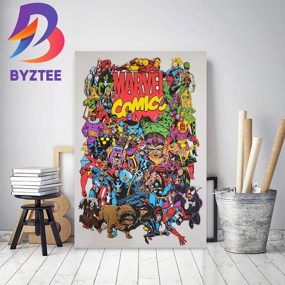 Marvel Comics Poster Home Decor Poster Canvas | Inspire Uplift