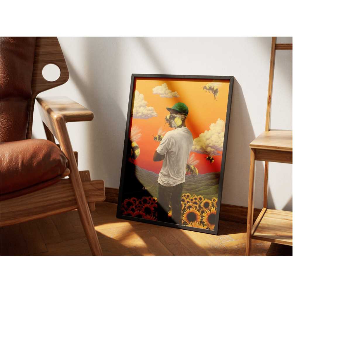 Tyler The Creator Poster, Flower Boy Poster, Album | Inspire Uplift