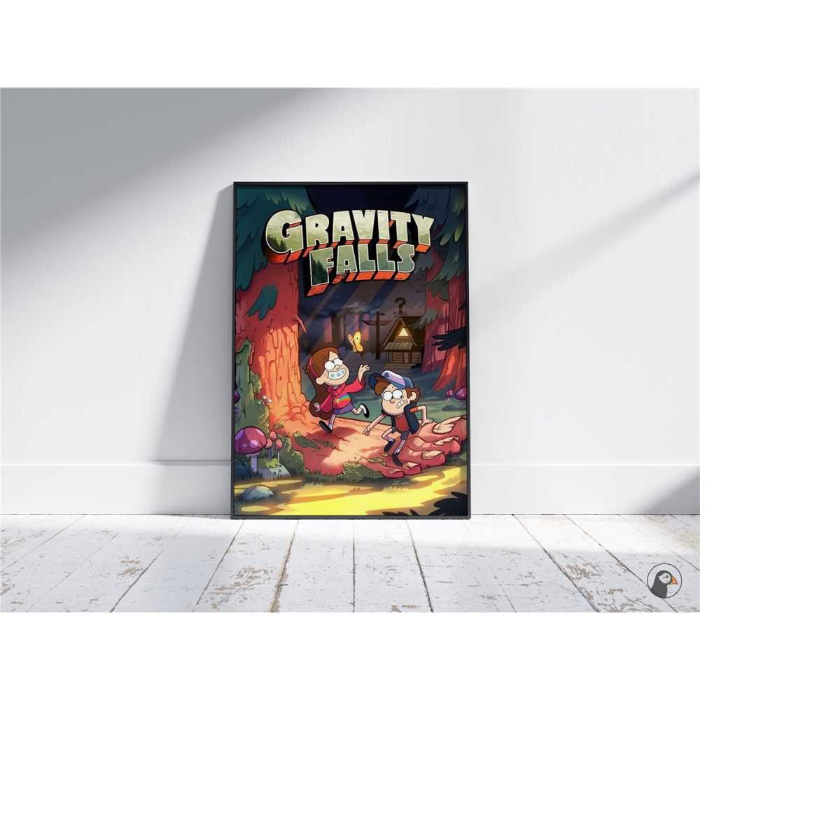 Gravity Falls - Movie TV Show Classic Poster | Inspire Uplift