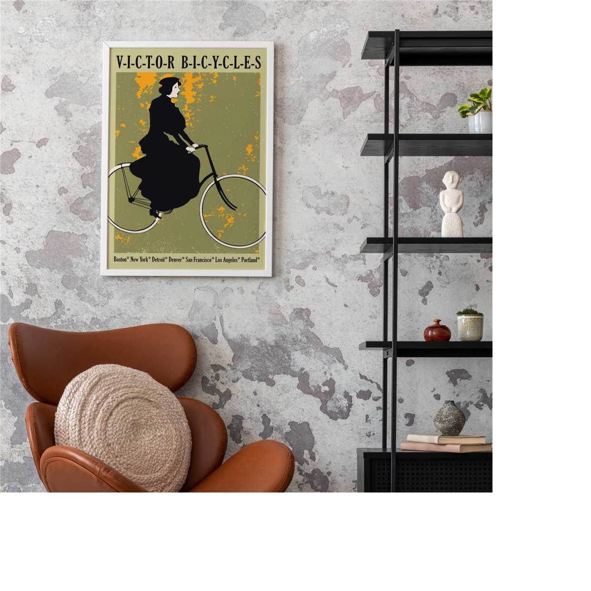 Victor Bicycles Poster - Retro French Posters - | Inspire Uplift