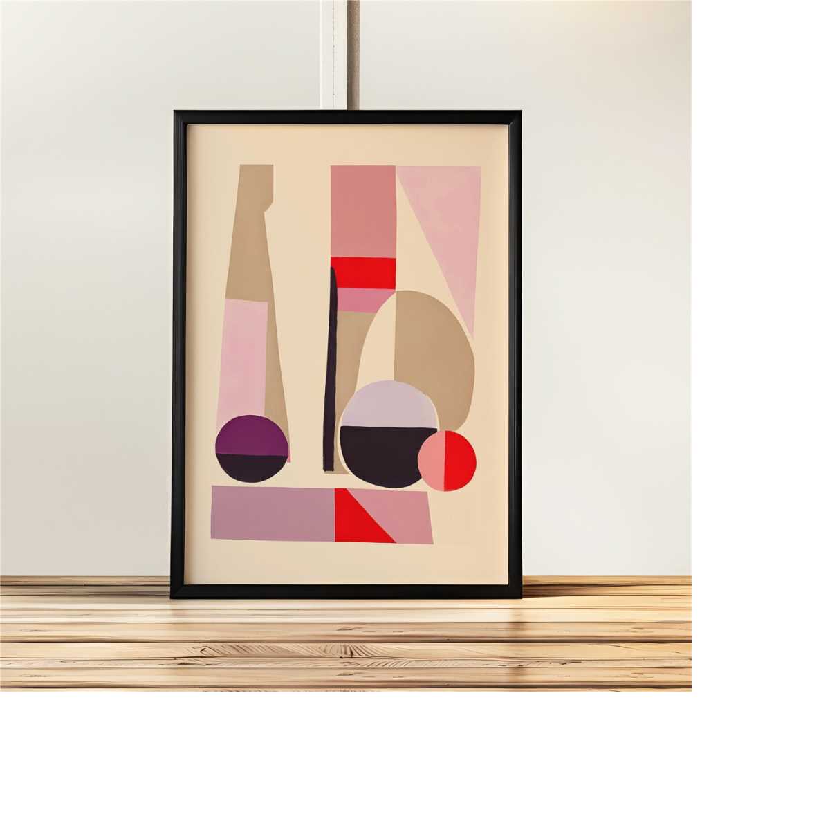 ABSTRACT MCM POSTER - home decor - large | Inspire Uplift