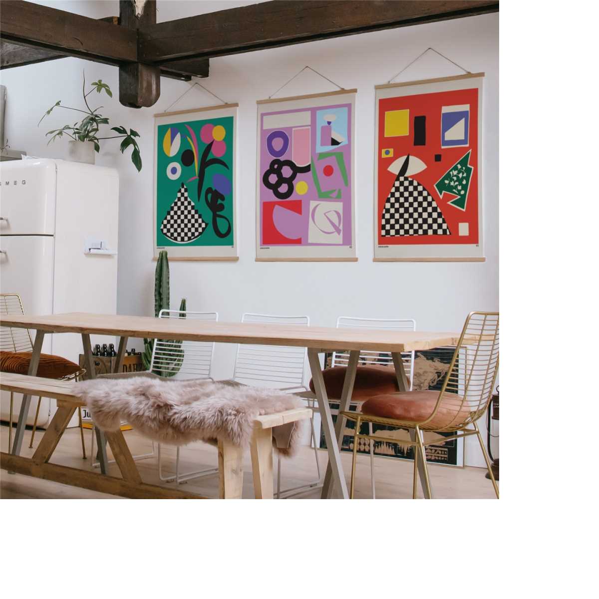 Set of 3 Paper Cutouts Posters - Papier - Inspire Uplift