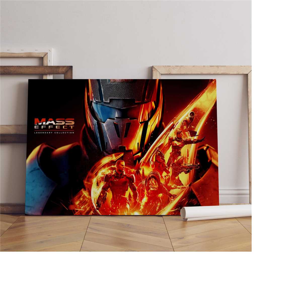 Mass Effect Poster, Commander Shepard Wall Art, Rolled | Inspire Uplift