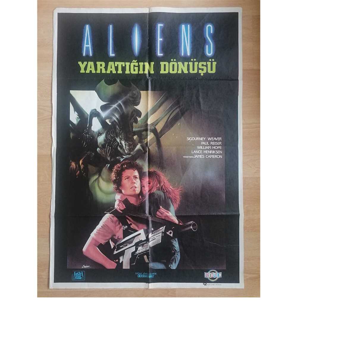 Aliens Original Vintage Movie Cinema Turkish Poster from | Inspire Uplift