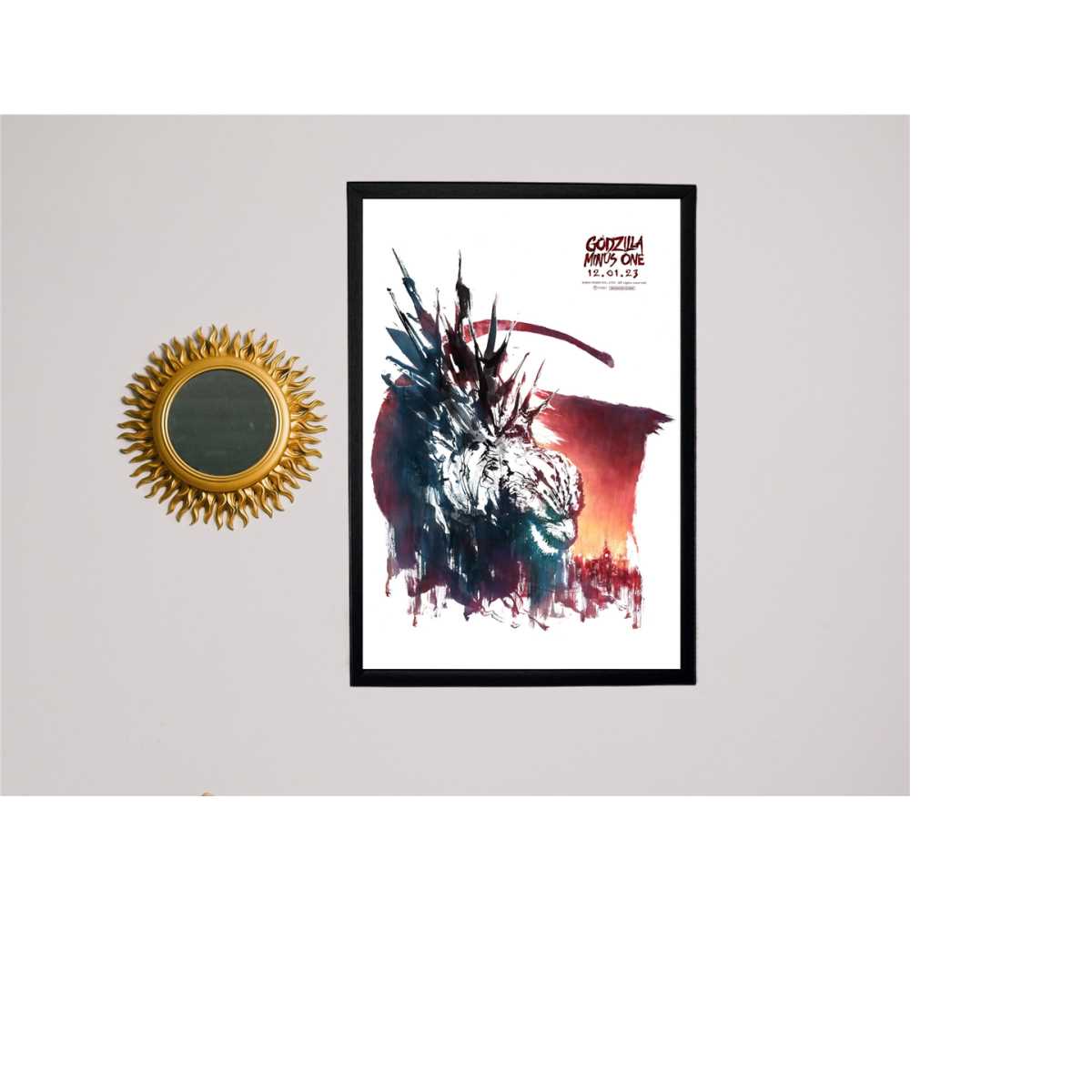 Godzilla:Minus One Movie Poster - Movie Series Print - Inspire Uplift