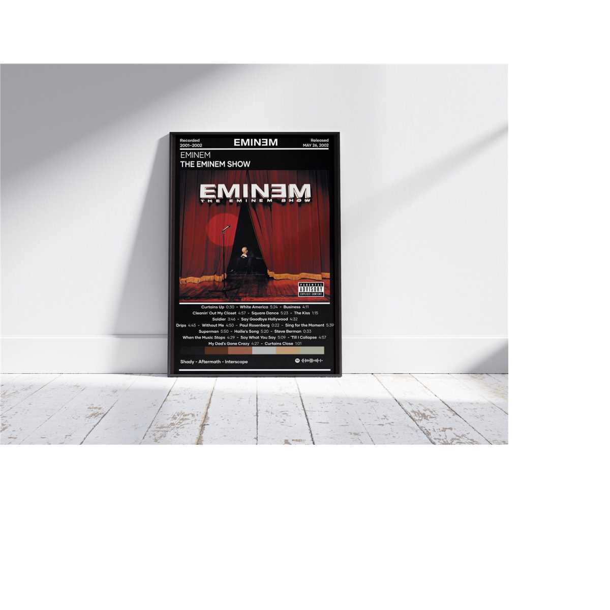Eminem Poster | The Eminem Show Poster | - Inspire Uplift