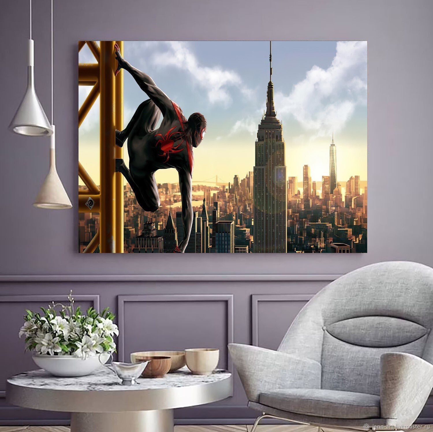 SpiderMan Wall Art, SpiderMan Poster, Spiderman Canvas, Spid | Inspire ...