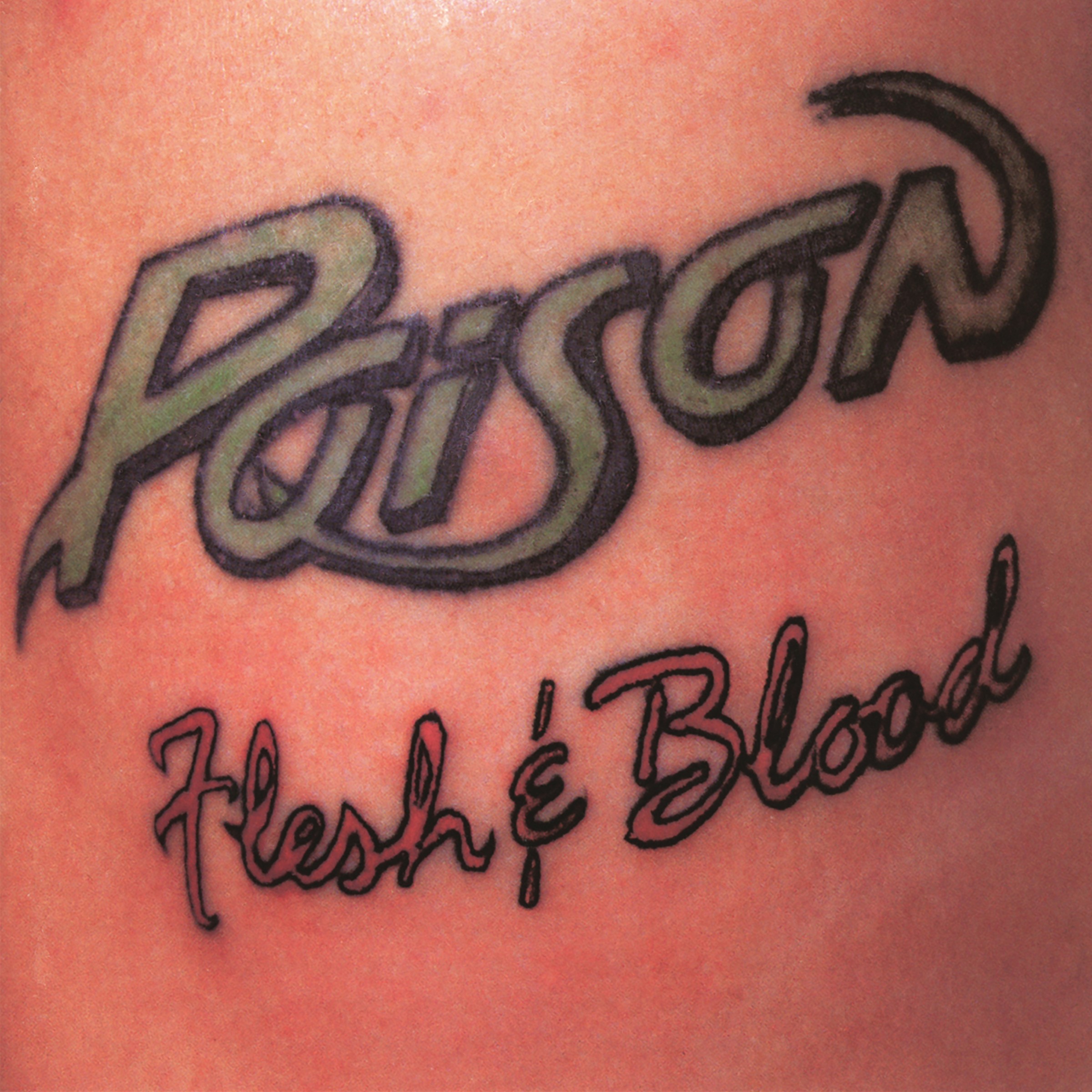 POISON Flesh And Blood Album Cover POSTER - Inspire Uplift