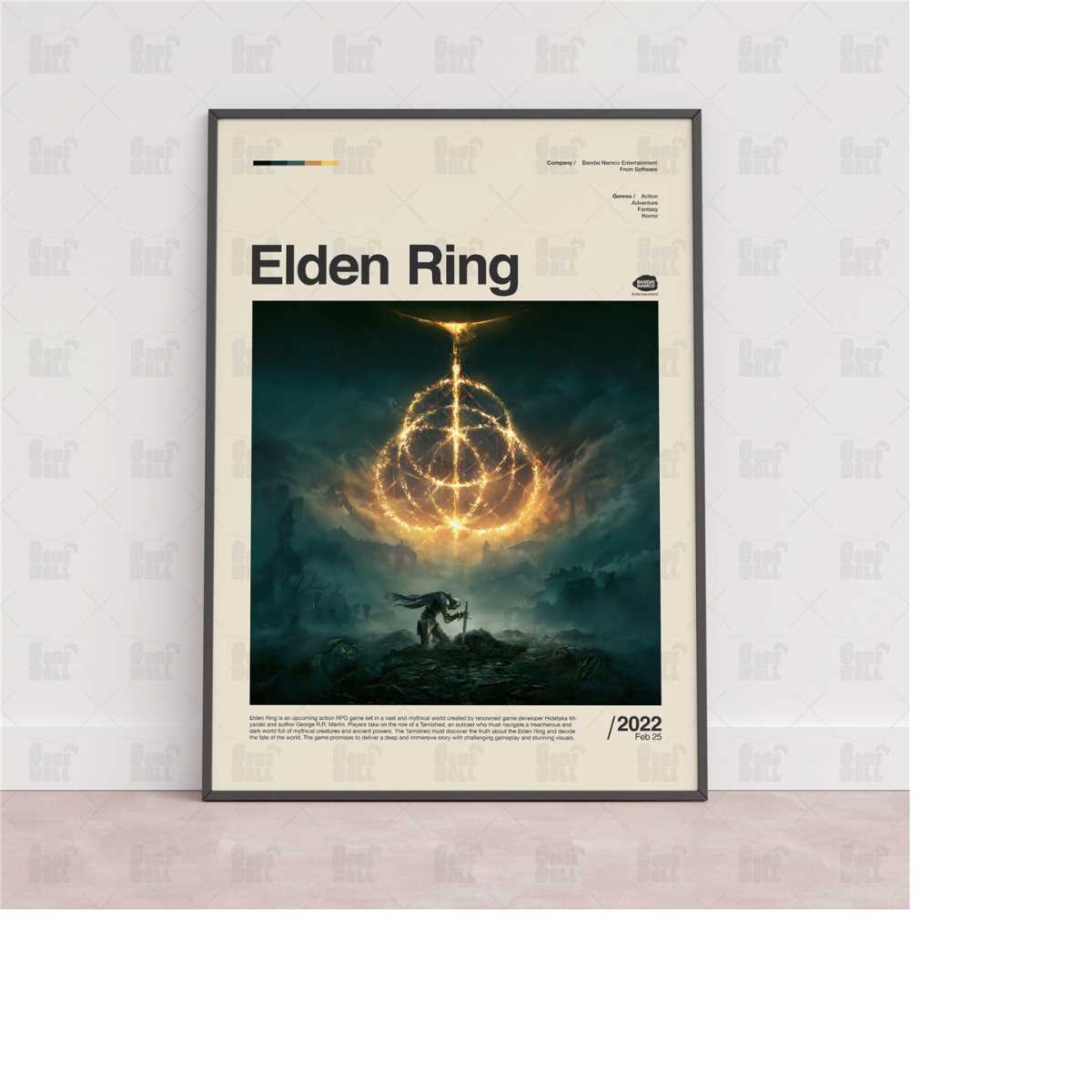 Elden Ring Poster, Gaming Room Poster, Gaming Wall | Inspire Uplift