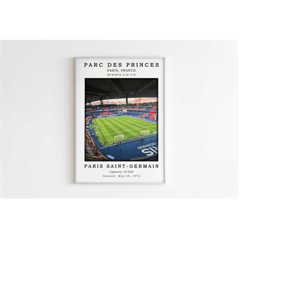 Paris Saint Germain Poster, Parc Des Princes Stadium - Inspire Uplift