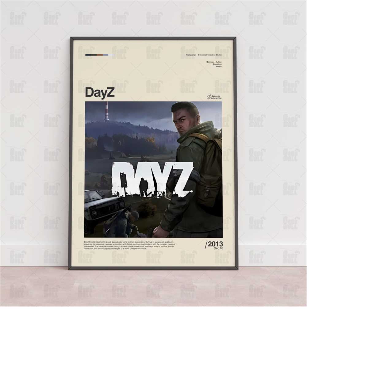 DayZ Poster, Gaming Room Poster, Gaming Wall Poster, | Inspire Uplift