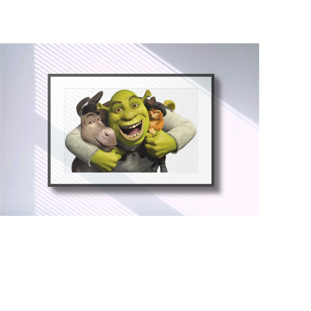 Shrek, Shrek Poster, Shrek Print, Home decoration, Wall | Inspire Uplift