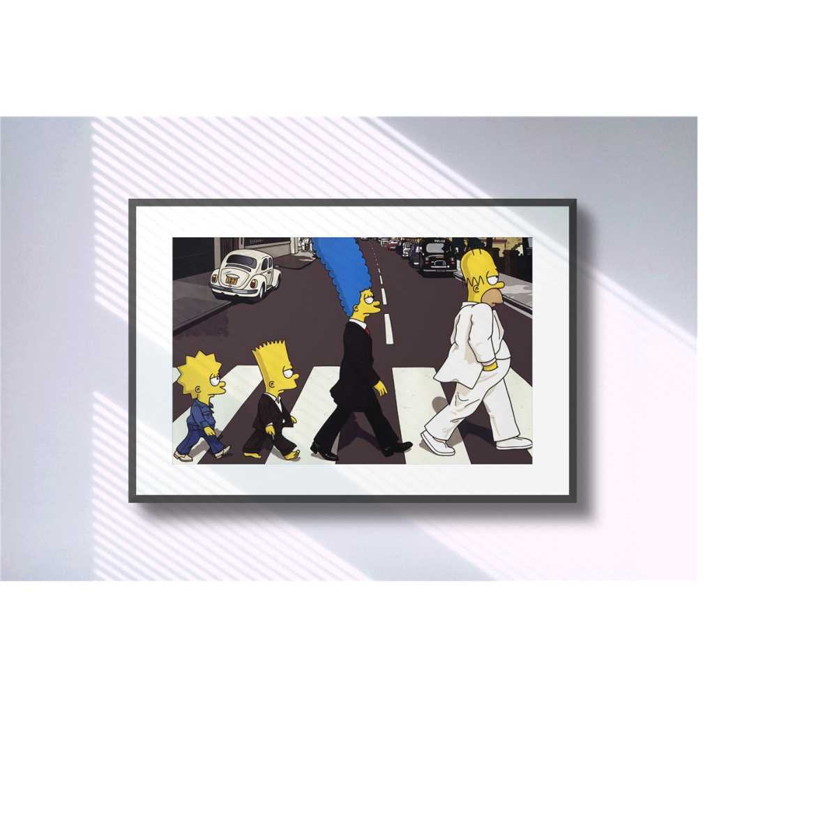 The Simpsons, The Simpsons Poster, The Simpsons Print, - Inspire Uplift