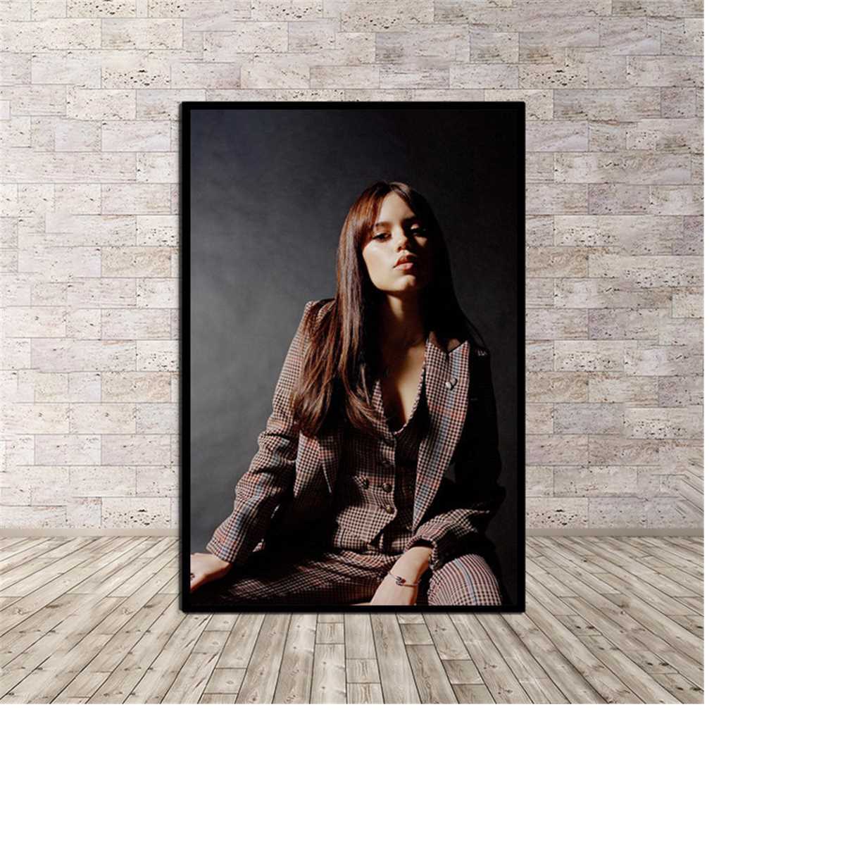 Jenna Ortega Famous American Cinema Actor Beauty Poster | Inspire Uplift