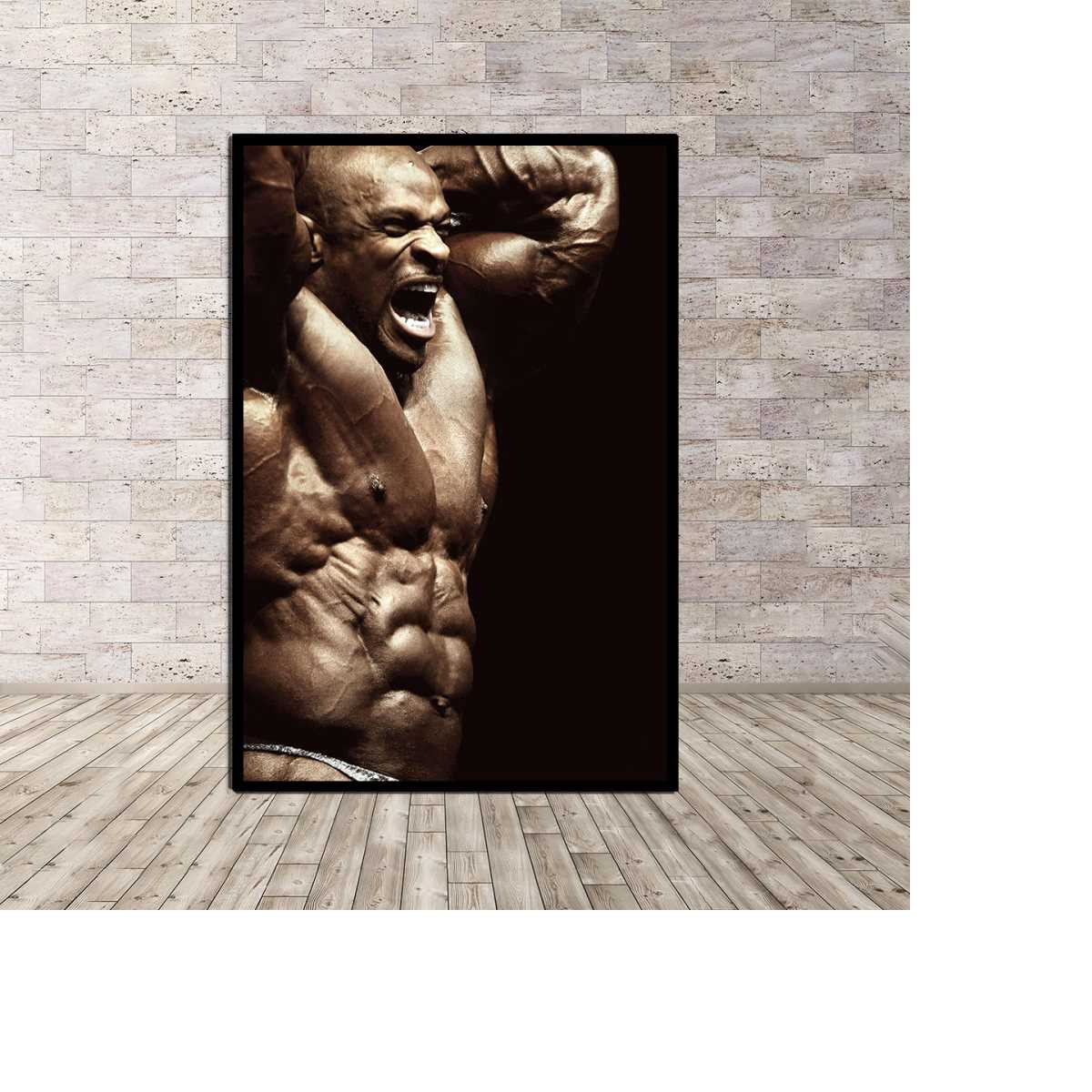 Ronnie Coleman Body Building Muscle Exercise Sport poster | Inspire Uplift