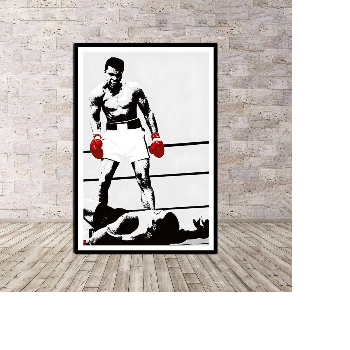 Muhammad Ali Boxing Knockout Ko Giant Poster or | Inspire Uplift