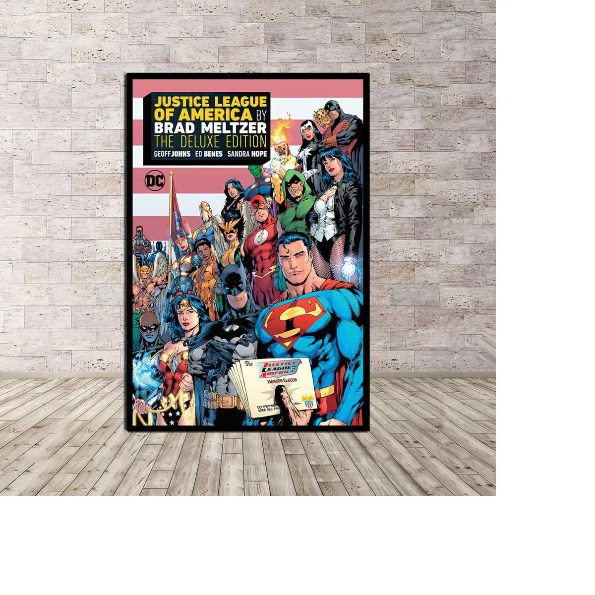 Dc Comics Justice League Cover Poster or Canvas | Inspire Uplift