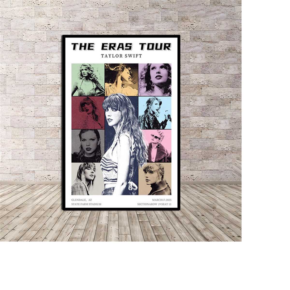 Taylor Swift The Eras Tour Poster Tapestry Taylor - Inspire Uplift