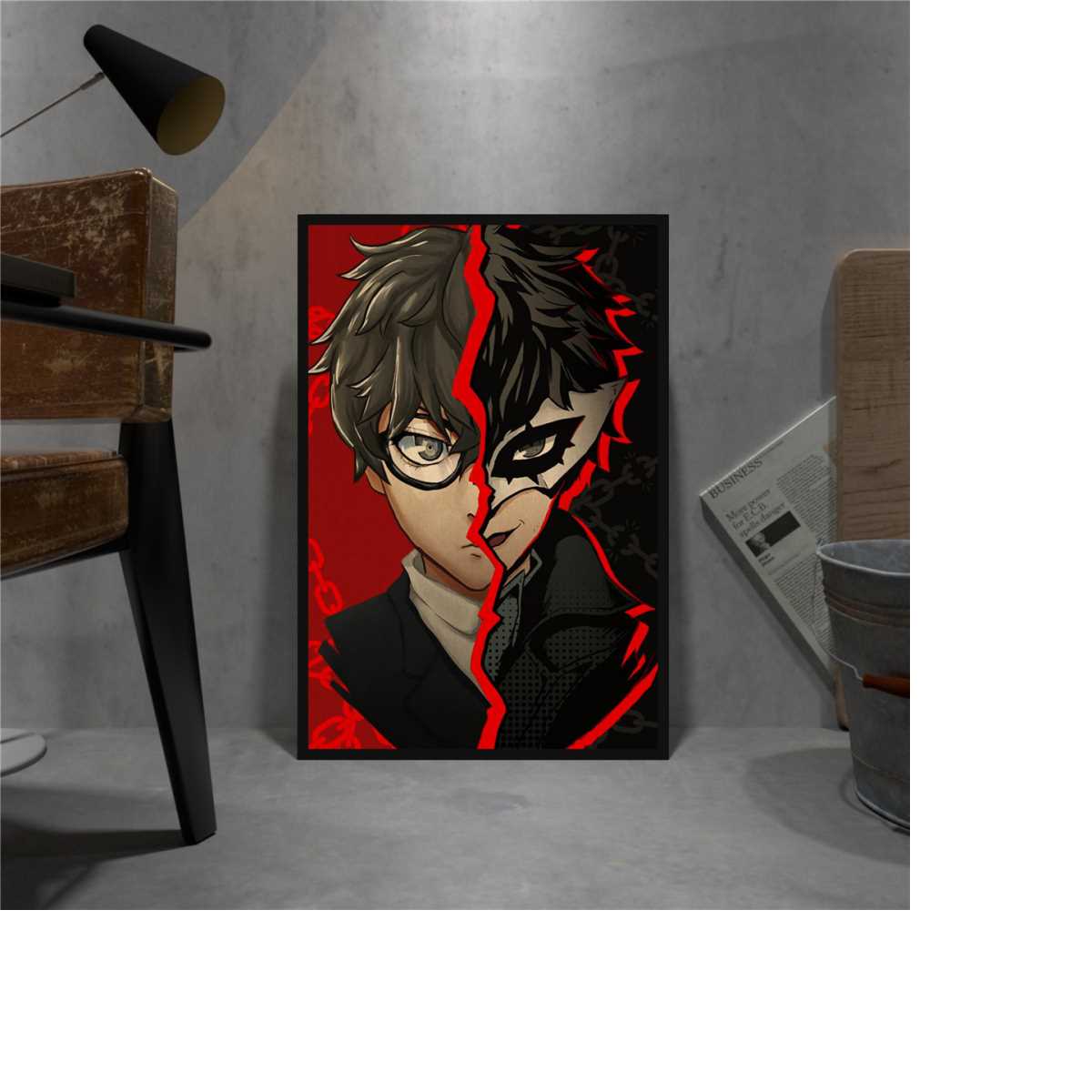 Persona 5 Poster, Kraft Paper Print, Movie Wall | Inspire Uplift