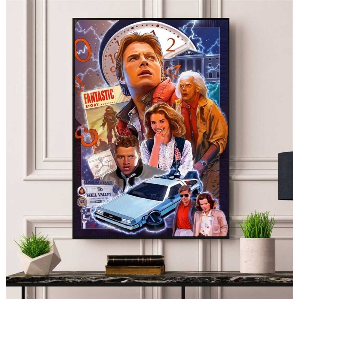 Back To The Future Framed/Unframed A5 A4 A3 - Inspire Uplift