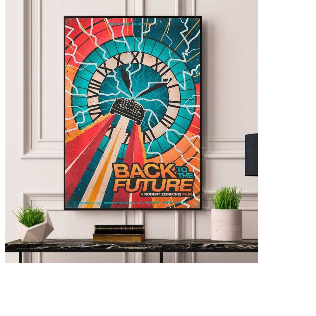 Back To The Future Framed/Unframed A5 A4 A3 | Inspire Uplift