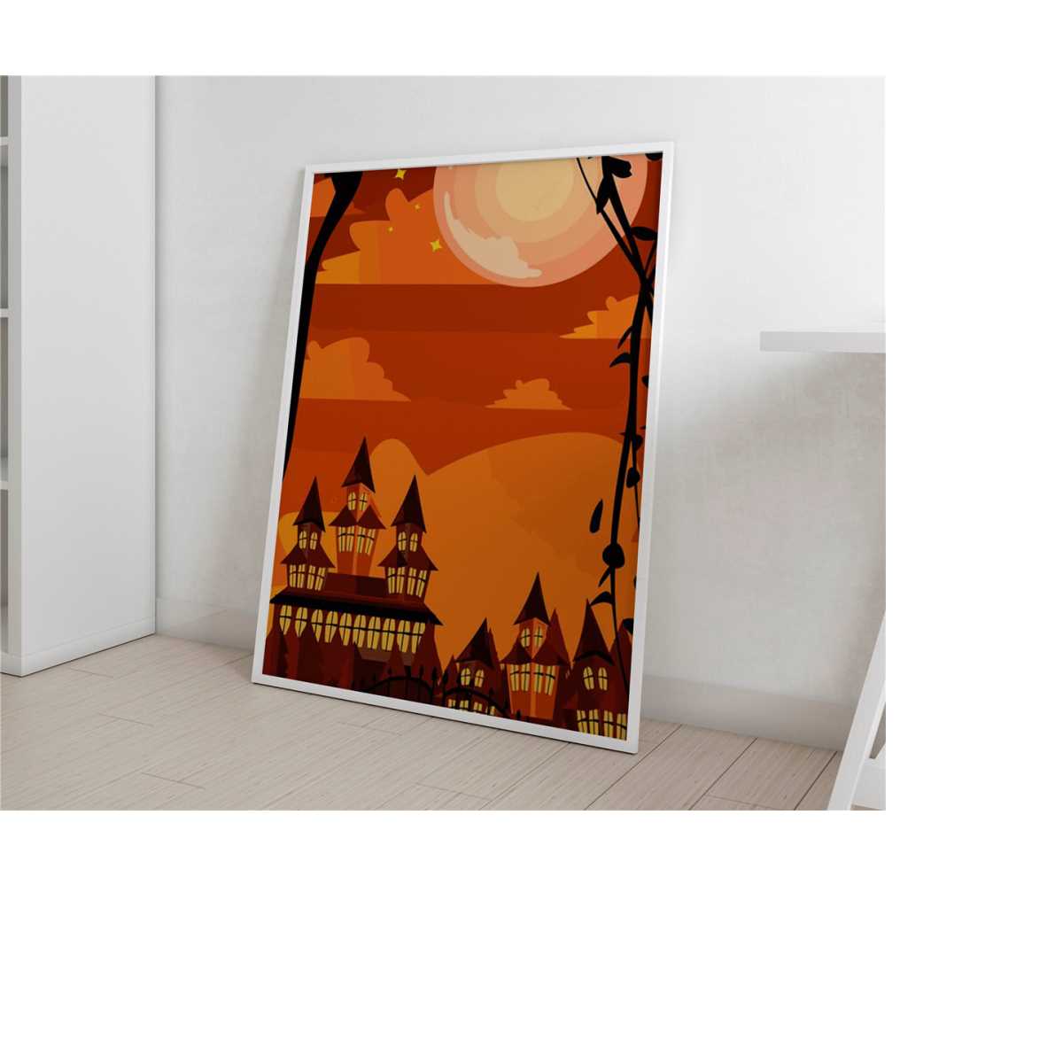 Halloween Poster -Halloween Printable Poster- Minimalist Art | Inspire ...