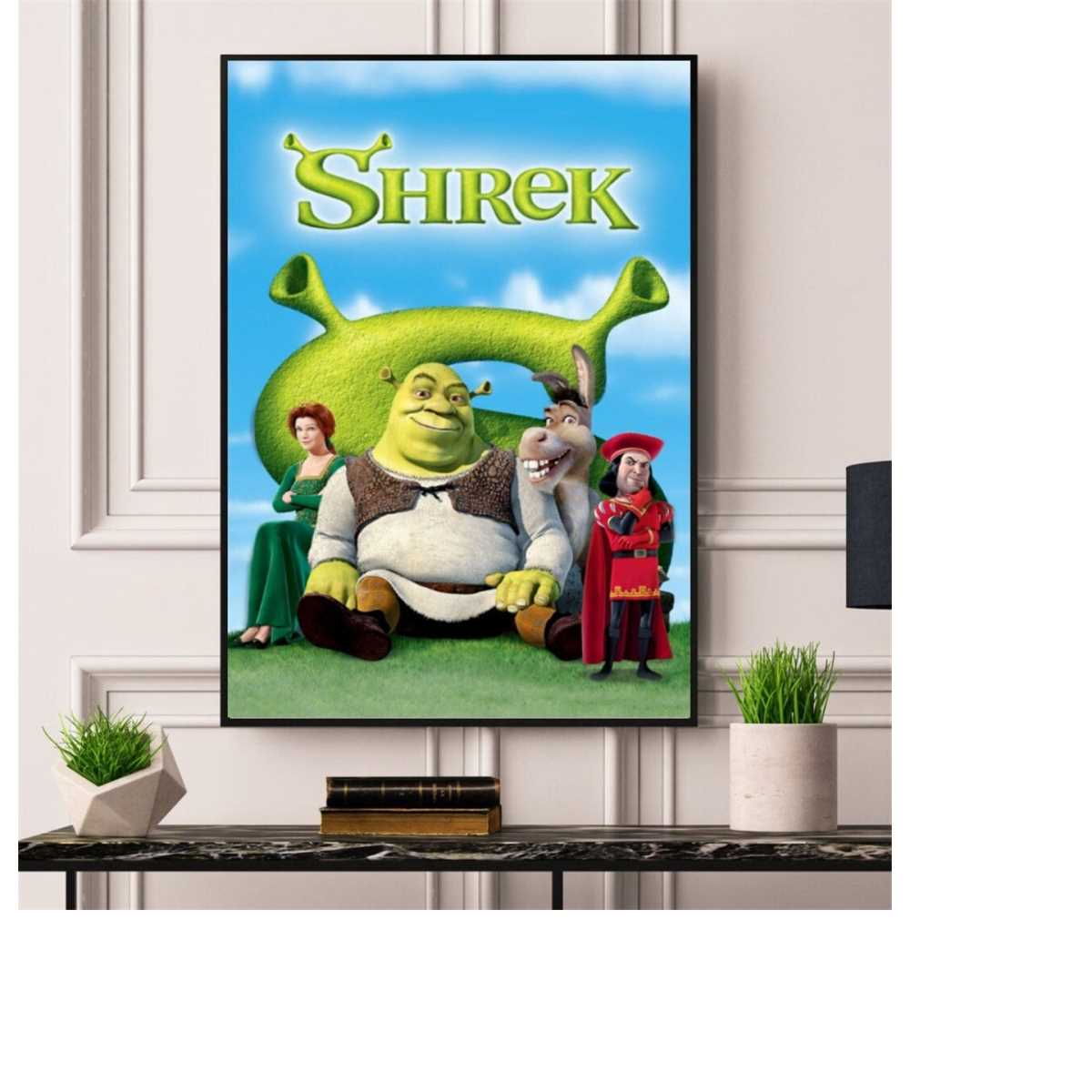 Shrek Version 3 Poster Framed/Unframed A5 A4 A3 | Inspire Uplift