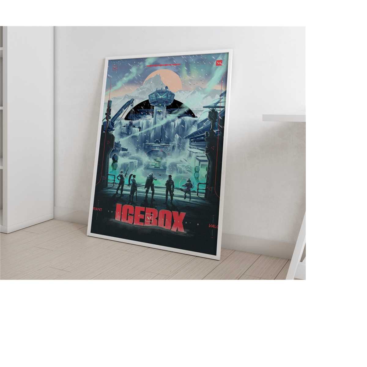 Valorant Ice Poster | Valorant Gift | Valorant | Inspire Uplift
