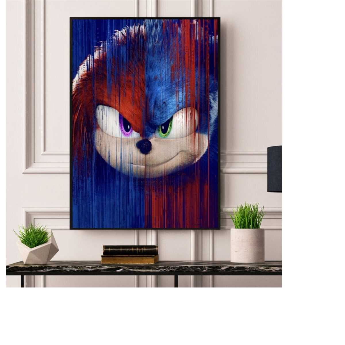 Sonic & Knuckles Framed/Unframed A5 A4 A3 A2 | Inspire Uplift
