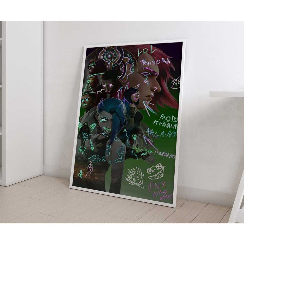 Arcane Poster, League of Legends Poster, Arcane 2021 - Inspire Uplift