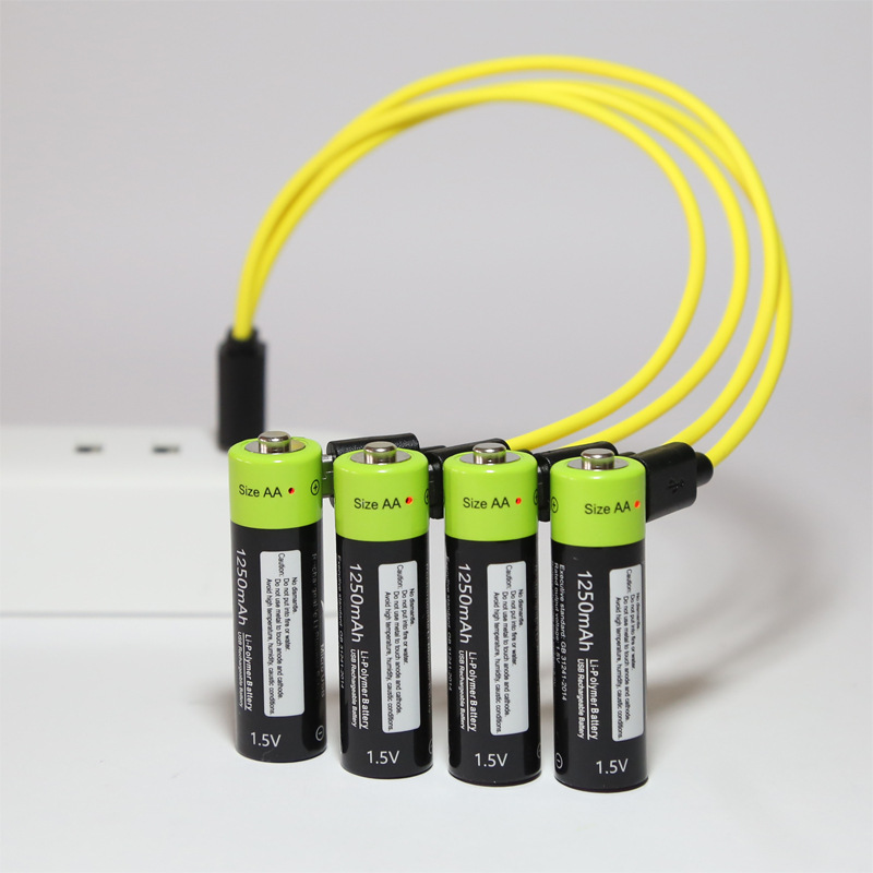 No.5 USB Rechargeable Lithium Battery 1.5V Four Sections One | Inspire ...