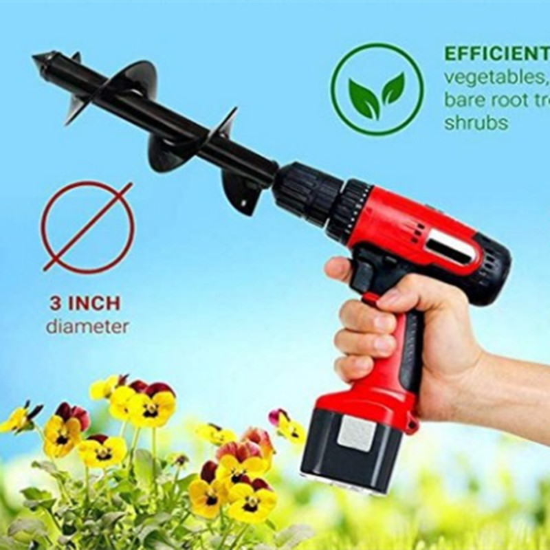 Ground Drilling Machine Drill Bit Spiral Tree Planting Earth | Inspire ...