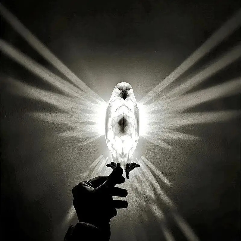 Modern Creative Bird Wall Lamp Owl Eagle Shape Projector Atm | Inspire ...