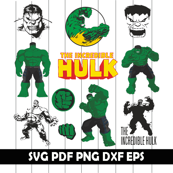 Hulk Vectors, Hulk Svg, Hulk Clipart, Hulk Cricut, Hulk Shil - Inspire ...