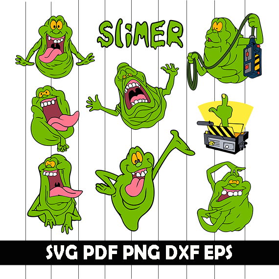 Ghostbusters Slimer svg, Ghostbusters Slimer Clipart, Ghostb | Inspire ...