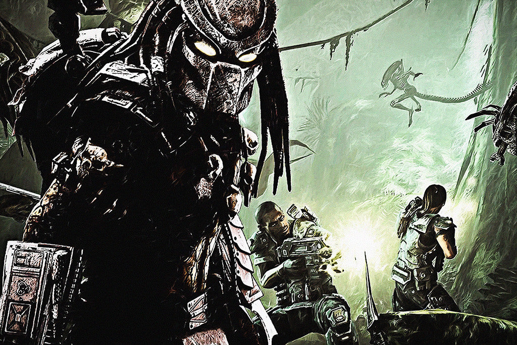 Aliens vs Predator Game Poster | Inspire Uplift