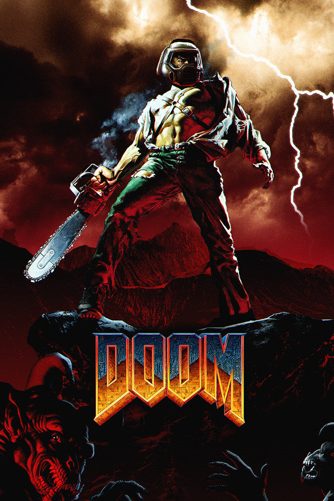 Doom Posters | Sci-fi Prints | Inspire Uplift