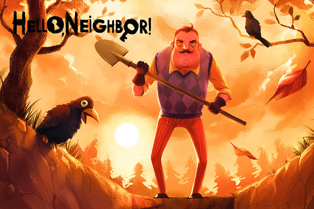 Hello Neighbor Game Poster | Inspire Uplift