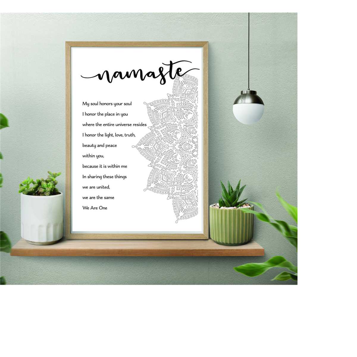 Namaste Printable | Namaste sign | Printable | | Inspire Uplift