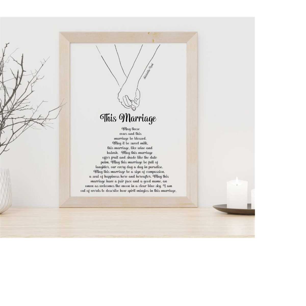 This Marriage | Rumi | Poem | Persian | Inspire Uplift