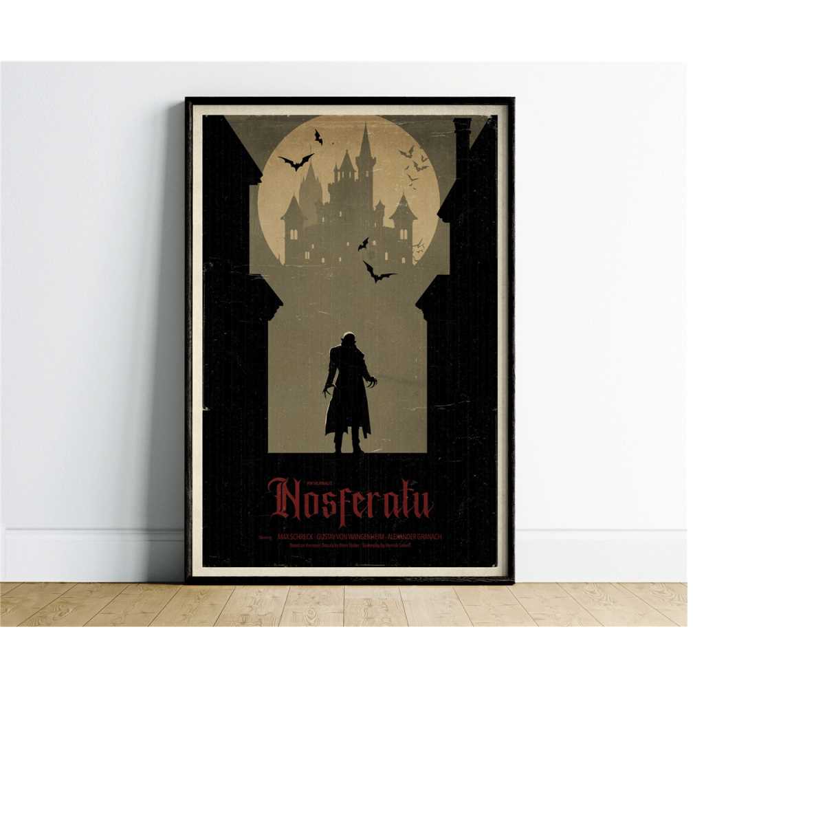 Gothic Movie Posters Dark Academia, Printable Nosferatu Post - Inspire ...