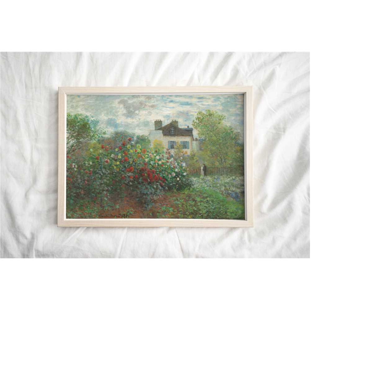 Green Claude Monet Print, Landscape Exhibition Poster, Monet | Inspire ...