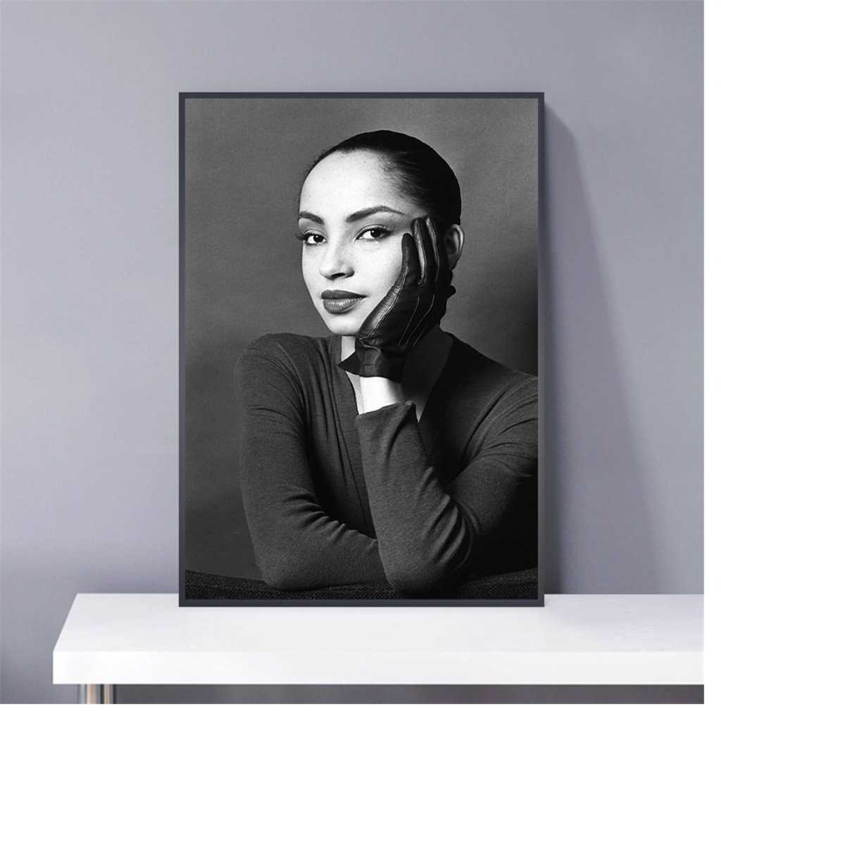 Sade Adu Singer Poster, PVC package waterproof Canvas | Inspire Uplift