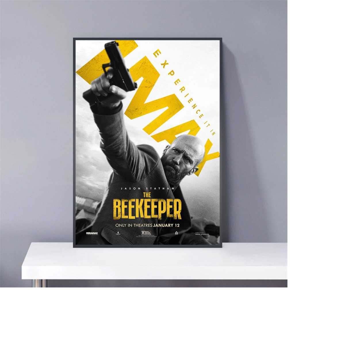 The Beekeeper 2024 Movie Poster jason statham | Inspire Uplift