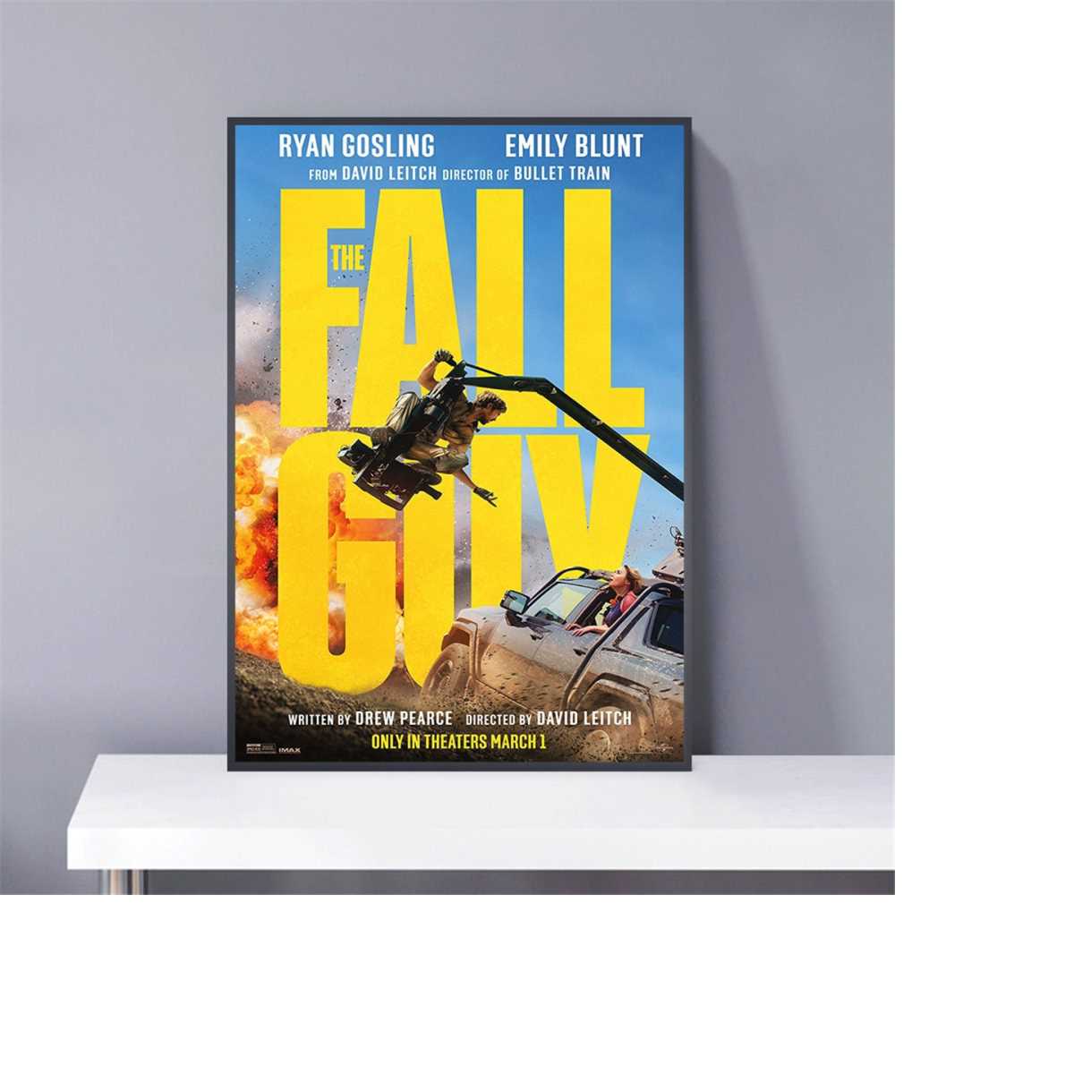 The Fall Guy 2023 Movie Poster Druck PVC | Inspire Uplift