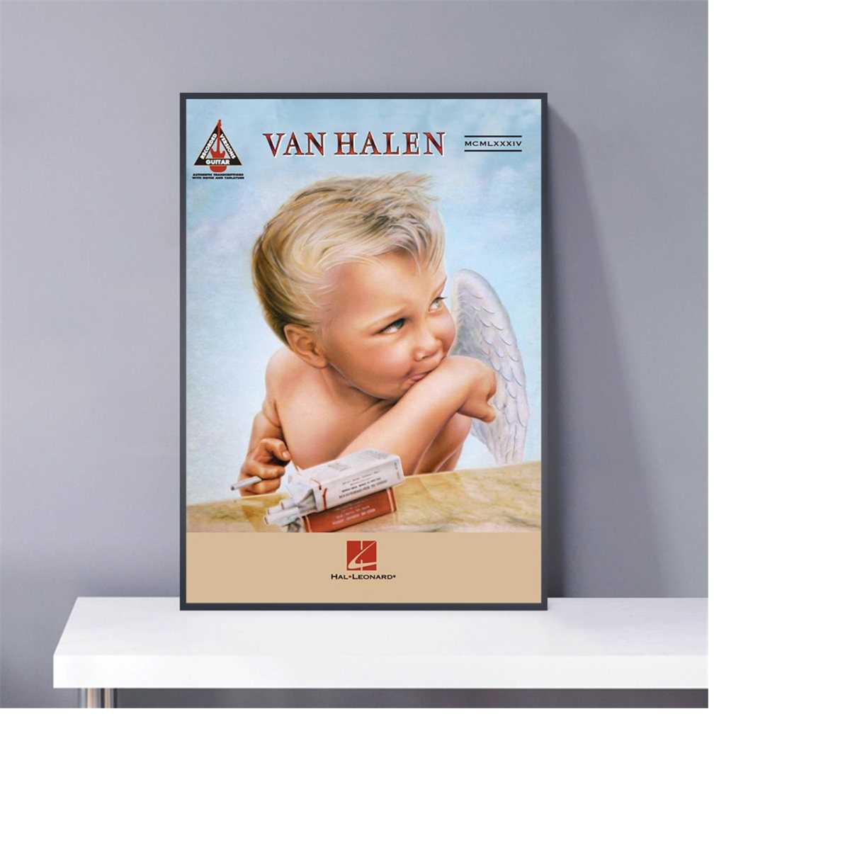 Van Halen Poster 1984 Hard Rock Band Music | Inspire Uplift