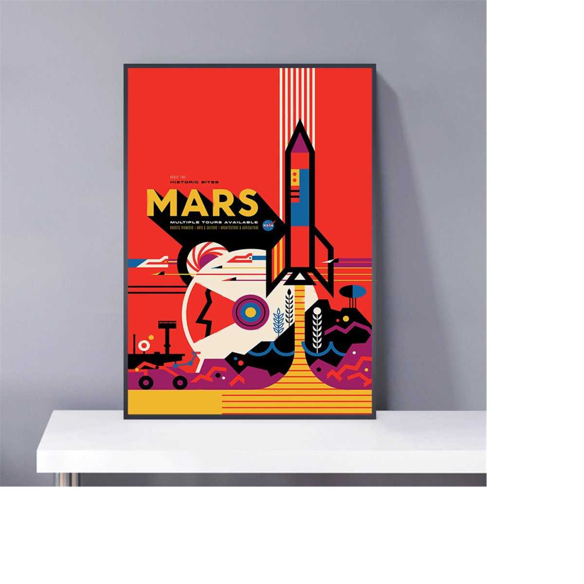 NASA Releases Vintage Space Tourism Posters PVC package | Inspire Uplift