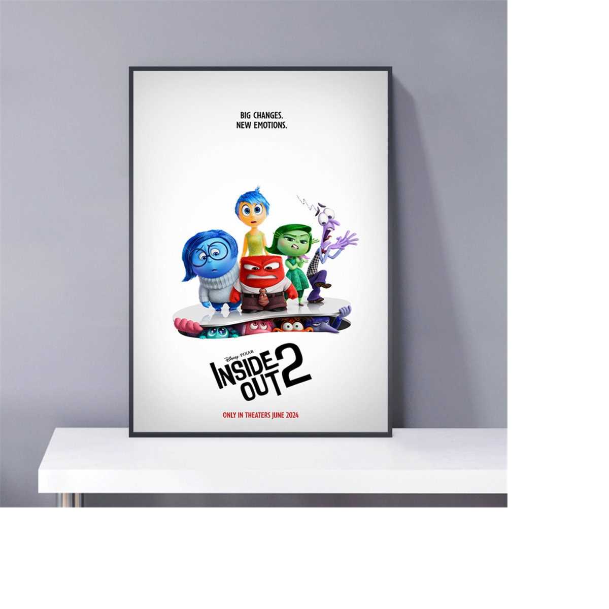 Inside Out 2 (2024) Poster Druck PVC package | Inspire Uplift