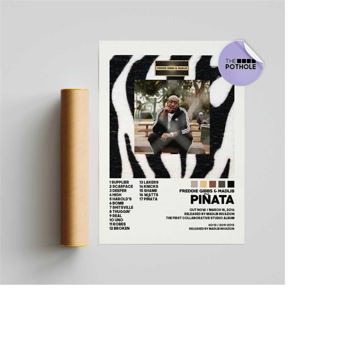 Freddie Gibbs & Madlib Album Posters / Pinata | Inspire Uplift