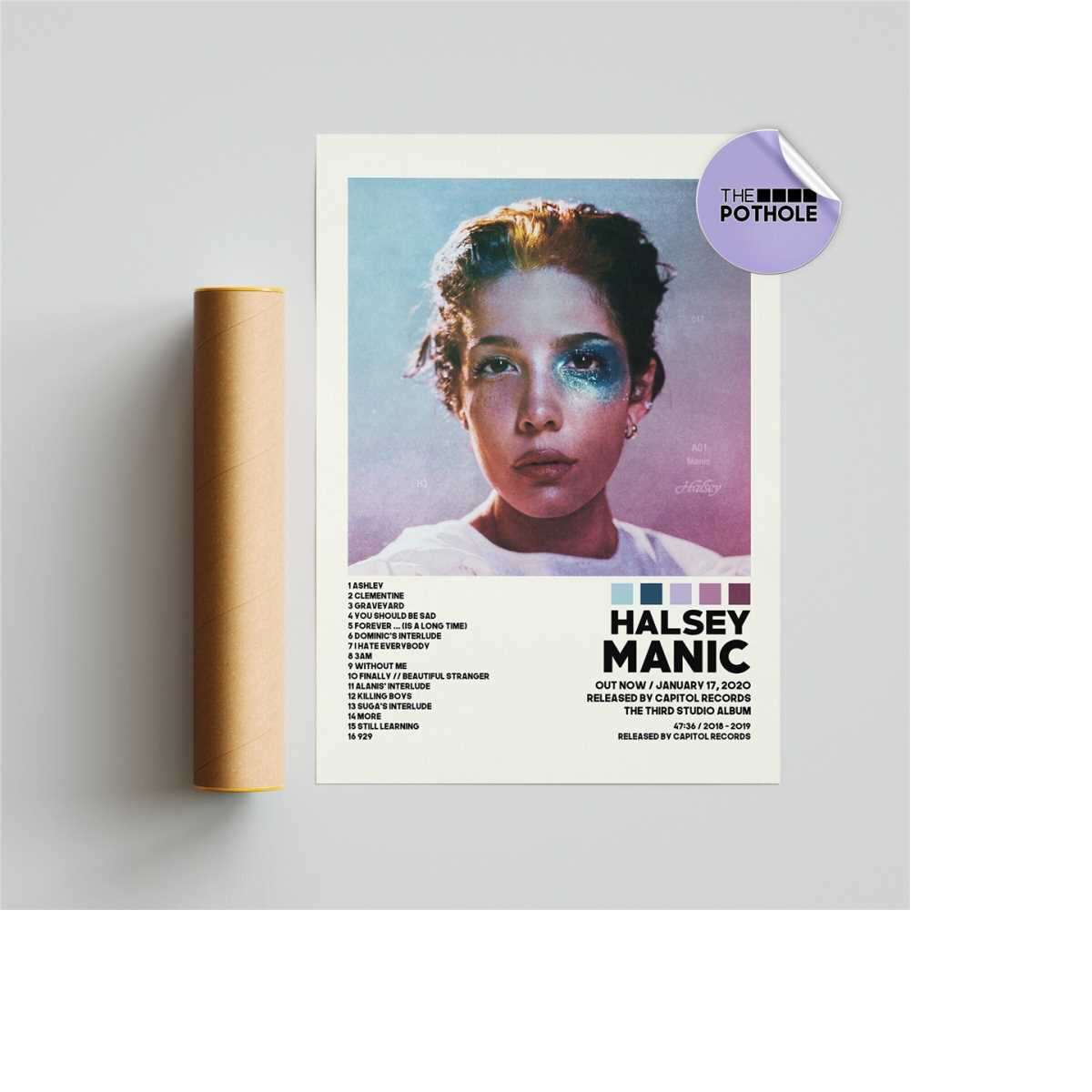 Halsey Manic / Halsey Posters / Manic Poster - Inspire Uplift